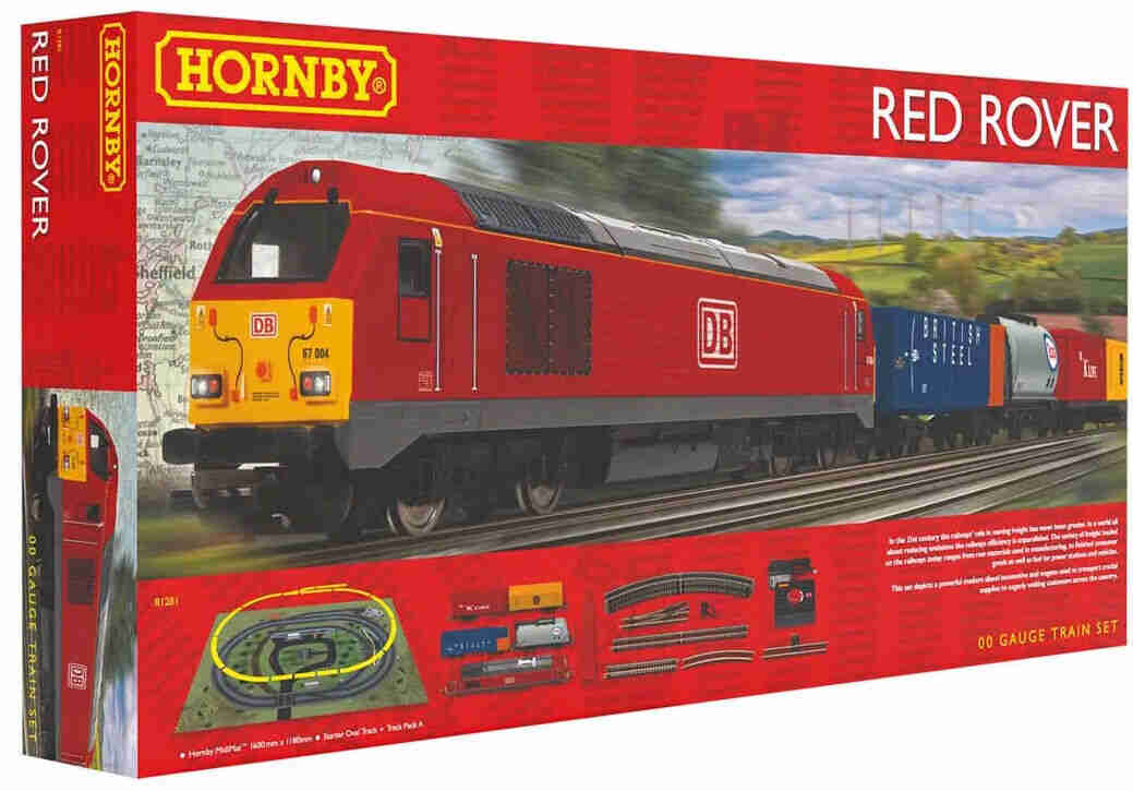 Hornby The Red Rover Diesel Freight Complete Starter Train Set