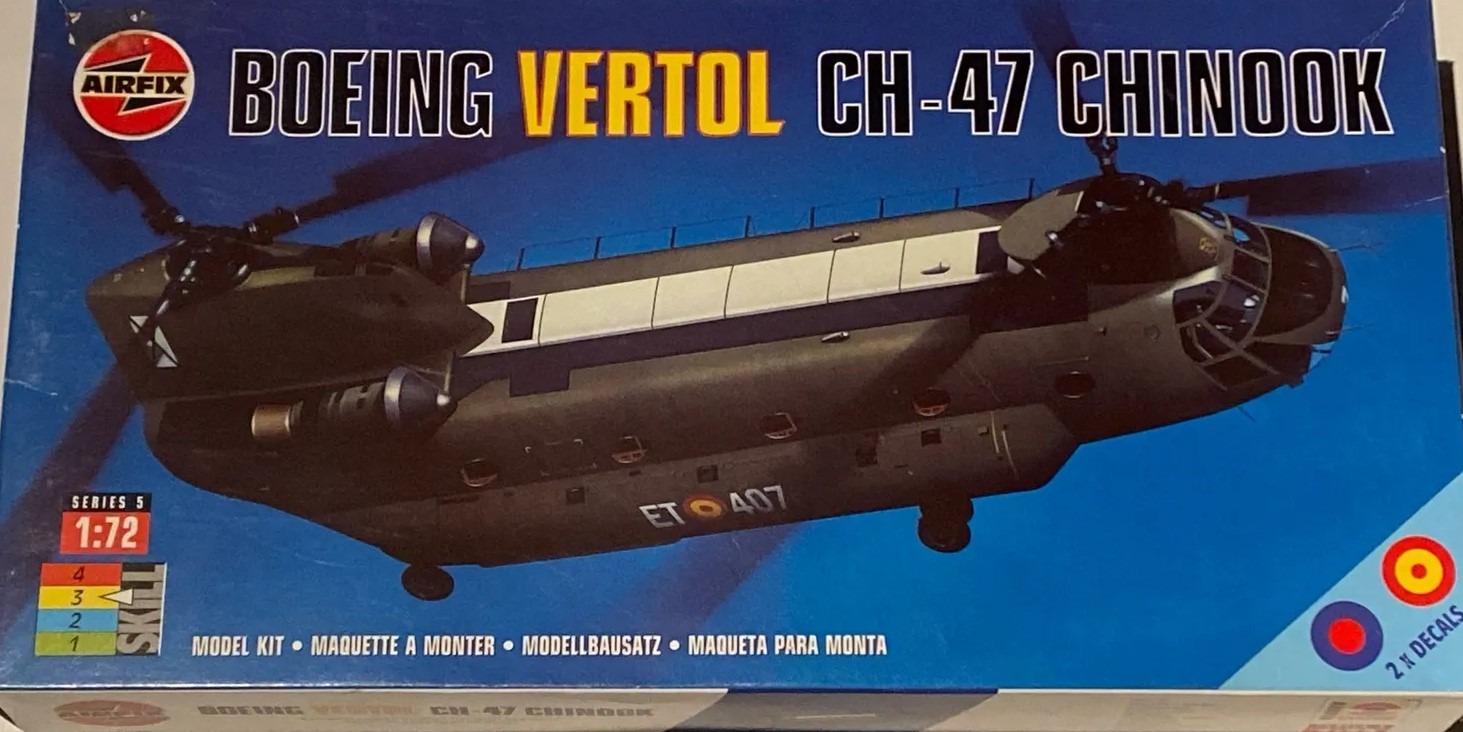 AIRFIX 1/72 BOEING VERTOL CH 47 CHINOOK KIT
